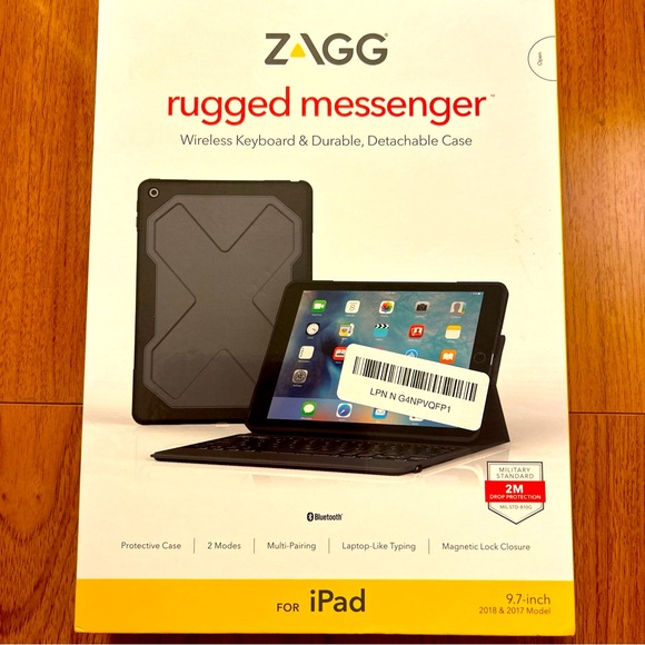 ZAGG | Tablets & Accessories | Zagg Rugged Book Pro Bluetooth Keyboard ...